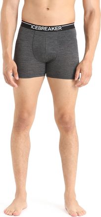 Icebreaker Herren Anatomica Boxershorts - Herren Unterhosen - Merinowolle Unterwäsche - Jet Heather, XXL