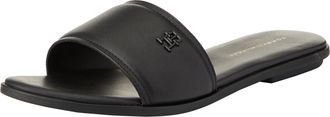 Tommy Hilfiger Damen Pantoletten Sommer, Schwarz (Black), 40