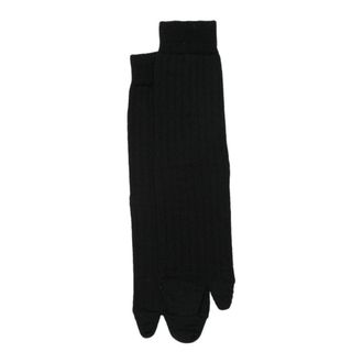 Maison Margiela Schwarze Bootleg Socken - - Underwear - Damen - Schwarzk - L