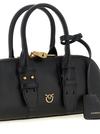 Pinko Womens Handbag Black Cow Leather Bags - Handbags