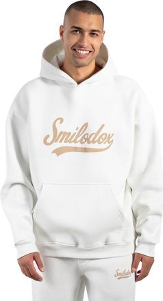Smilodox Hoodie Herren Lorik, Kapuzenpullover mit gro&szlig;em Frontprint auf der Brust, weichem und flauschigem Stoff, K&auml;ngurutasche Pulli, sportliches Sweatshirt f