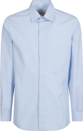 Valentino Garavani Homme, Chemises, Bleu, Taille: XL Formal Shirt