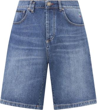 Philipp Plein Homme, Shorts, Bleu, Taille: W36 Formentera Fit Shorts Basic