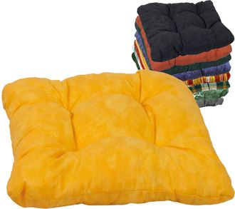 Beo Sitzpolster Gartenstuhl 36x36 atmungsaktiv | Made in EU | Gestepptes Outdoor Stuhlkissen waschbar | UV-beständiges Sitzkissen Stuhl ohne Ausbleichen |