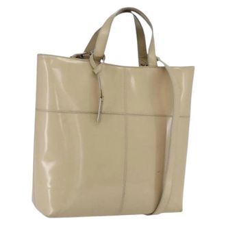 Gucci Pre-owned Coated Canvas Tote Bag - - Pre-owned - Damen - Beige - ONE SIZE