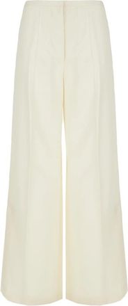 Alberta Ferretti Femme, Pantalons, Blanc, Taille: 38 FR Wide Pantalons