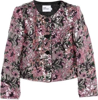 Self Portrait Sequined Jacket