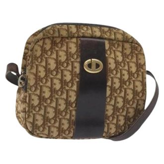 Dior Pre-owned Trotter Canvas Schultertasche - - Pre-owned - Damen - Braun - ONE SIZE