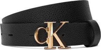 Calvin Klein Damengürtel Facet Ck Buckle Pebble 25Mm LV04F7060G Schwarz