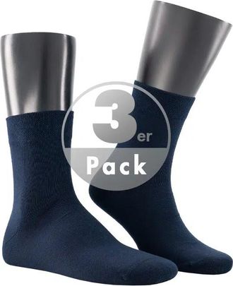 Hudson Herren Socken blau Baumwolle & Mix unifarben