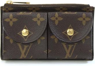 Louis Vuitton unisex, Pre-owned, Brun, Taille: ONE Size Portefeuille en tissu doccasion