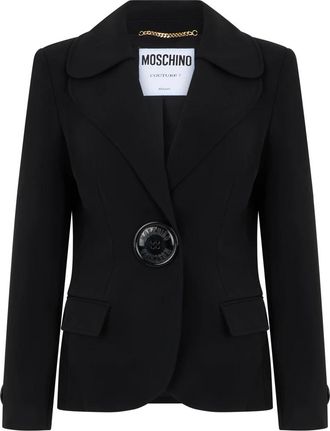 Moschino Femme, Vestes, Noir, Taille: 36 FR Vestes