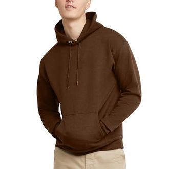 Hanes Sweat-Shirt &agrave; Capuche EcoSmart pour Homme (P170) - Marron - Large