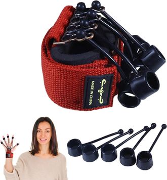 Generic Fingerkrafttrainer, Einstellbare Gitarre Fingerbahre von Hand, Finger Hand Extensor &Uuml;bung Silikon Finger Grip Strength Trainer zur Verbesserung der Fi
