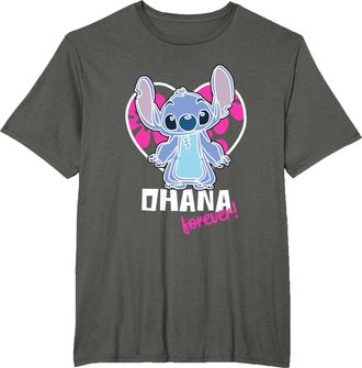 Disney Lilo & Stitch Ohana Forever Heart T-Shirt