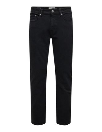 Only & Sons Herren Onsweft Reg 7900 Ey Box Jeans, Black Denim, 31 W/ 32 L