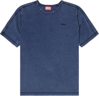 Diesel t-shirt T-ADJIND-NEW - Bleu