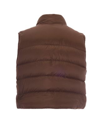 Max Mara Womens Padded Gilet Favilla Honey Polyester Waistcoats & Gilets