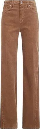 7 For All Mankind Femme, Pantalons, Brun, Taille: W24 Wide Pantalons
