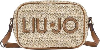 Liu Jo Femme, Sacs, Beige, Taille: ONE Size Sac bandouli&egrave;re effet paille