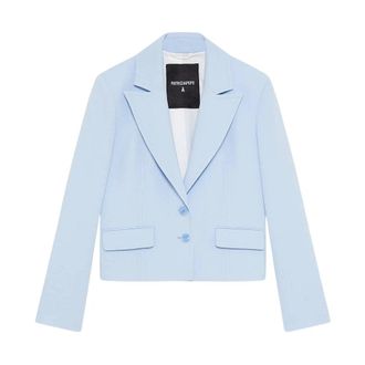 Patrizia Pepe Essential 2-Knopf-Jacke - - Jackets - Damen - Blau - M