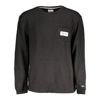 Tommy Hilfiger Homme, Sweatshirts et sweats &agrave; capuche, Noir, Taille: S Pull &agrave; Manches Longues