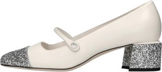 Jimmy Choo London Damen, Schuhe, Wei&szlig;, 38 1/2 EUGr&ouml;&szlig;e