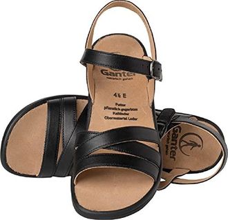 Ganter Sandales Sonnica pour femme, Noir, 37 EU