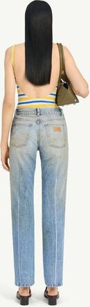Maison Margiela Light-Wash Denim Jeans - Light Blue