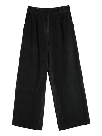 Chinti and Parker Cordhose mit Falten - Schwarz