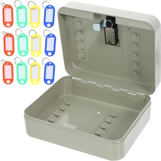 Cabilock Wandmontierter Schlüsselkasten mit Zahlenschloss Verschließbare Schlüsselbox aus Robustem Material Große Kapazität für Sichere Aufbewahrung von Haus A