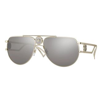 Versace Enamel Medusa Sonnenbrillen Pale Gold/Grey - - Accessories - Herren - Gelb - ONE SIZE