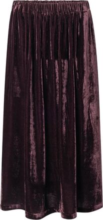 Anntian Langer Samtrock - Violett