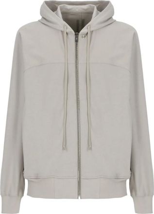 Rick Owens Homme, Sweatshirts et sweats &agrave; capuche, Beige, Taille: L Zip-throughs