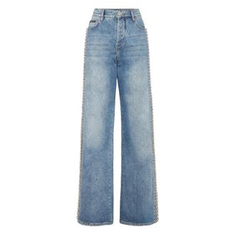 Philipp Plein Denim Skater Fit Hose - - Jeans - Damen - Blau - W27