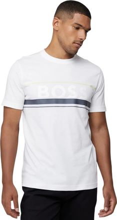 HUGO BOSS Iconic Zone T-Shirt f&uuml;r Herren (Wei&szlig;)