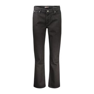 Guess Schwarze Baumwoll Straight-Leg Jeans & Hosen - - Jeans - Damen - Schwarzk - W29 L32