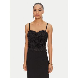 Rinascimento Rinascimento Top CFC0121147003 Schwarz Slim Fit