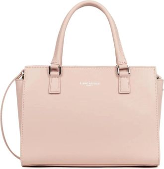 Lancaster Femme, Sacs, Rose, Taille: ONE Size Zipp&eacute;e M Smooth Handbag