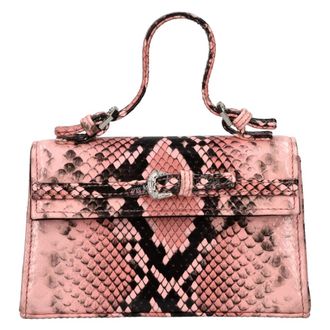 Gedebe Gedebe, Femme, Sacs, Rose, Taille: ONE Size Sophie Mini Printed Leather Pitonato
