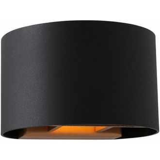 Steinhauer Wandlampe Steinhauer Muro - Schwarz - 3364ZW - Gold & Schwarz