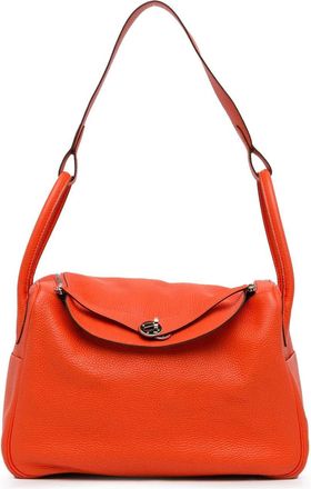 Herm&egrave;s Hobo Bags - Clemence Lindy 34 - Gr. unisize - in Orange - f&uuml;r Damen