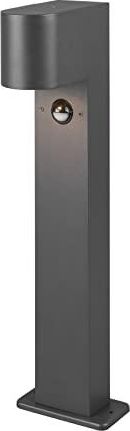 Trio Leuchten Außen Wegeleuchte Roya 514260142, Aluminium Druckguss Anthrazit, exkl. 1x GU10, Bewegungssensor