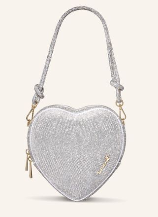 WEAT Weat Handtasche Big Heart silber