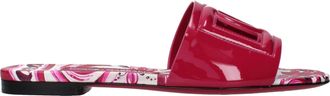 Dolce & Gabbana Dolce&Gabbana Femmes Claquettes Et Sabots Cuir Verni Fuchsia/Cyclamen