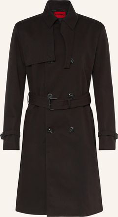 HUGO BOSS Hugo Trenchcoat Maluks schwarz