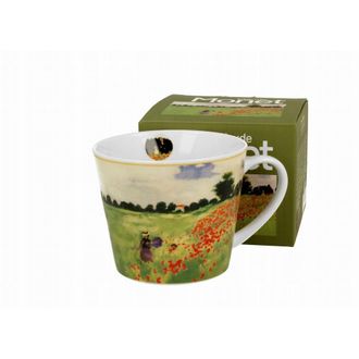 Duo Gerader Becher inspiriert von C. Monet Poppy Field - 0,6l