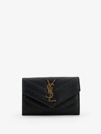 Saint Laurent Cassandre leather wallet - SAINT LAURENT - gender_Woman