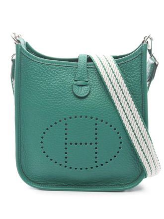 Herm&egrave;s 2024 Clemence Evelyne I TPM Umh&auml;ngetasche - Gr&uuml;n
