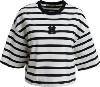 Smith & Soul Rundhalsshirt mit offenen Kanten